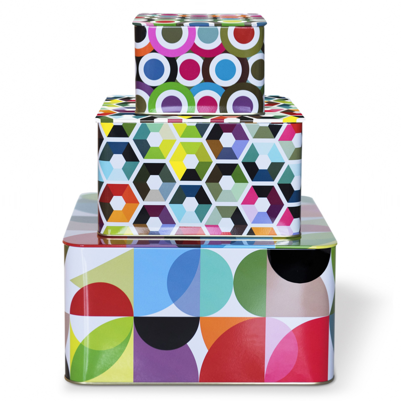 Kit de 3 boîtes en fer blanc "Classico" - Remember